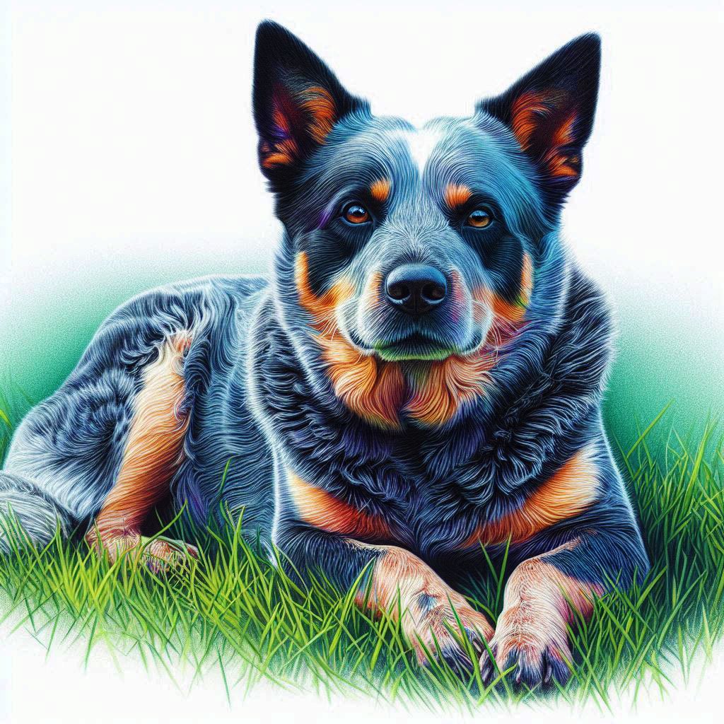 Solve Chester the Australian Cattle Dog jigsaw puzzle online with 64 pieces
