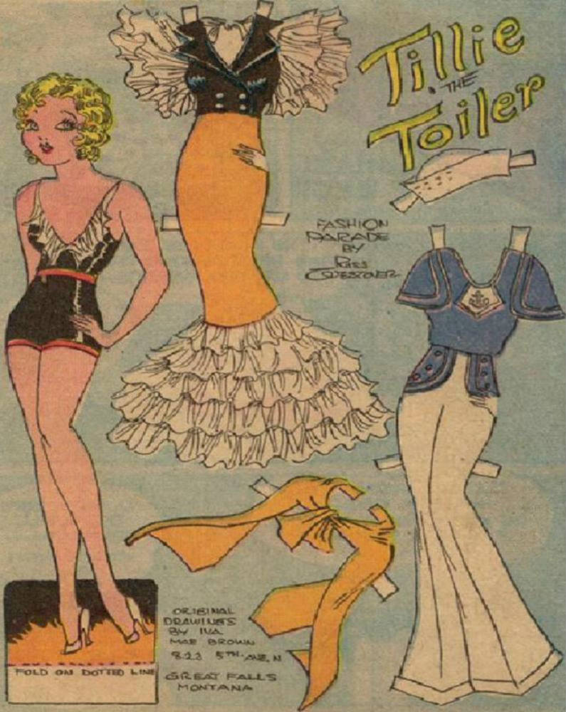 Solve Paper Doll jigsaw puzzle online with 80 pieces