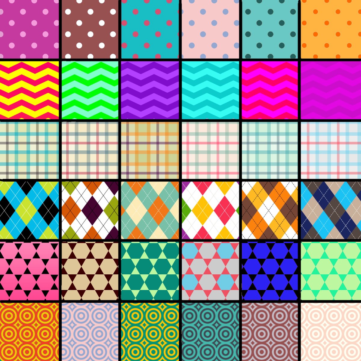 Solve GRID OF SQUARES jigsaw puzzle online with 36 pieces