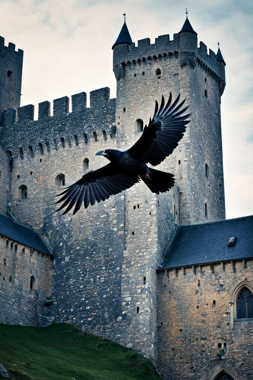 Jigsaw Puzzle | 77 pieces | The castle raven | Jigidi