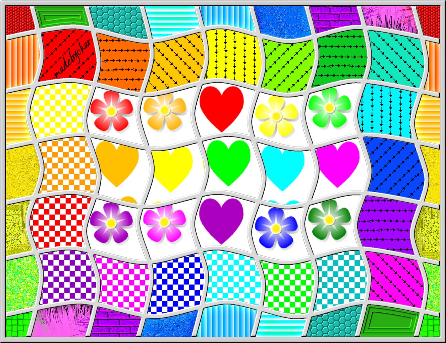 Solve Framed Porpourri... jigsaw puzzle online with 48 pieces