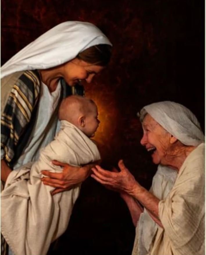 Solve Anna the Prophetess jigsaw puzzle online with 42 pieces