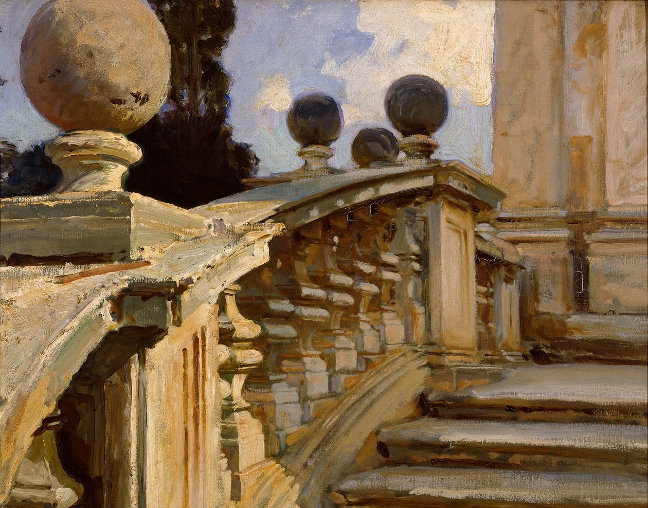 Solve 8 of 8 / SARGENT'S BALUSTRADES / John Singer Sargent (American ...