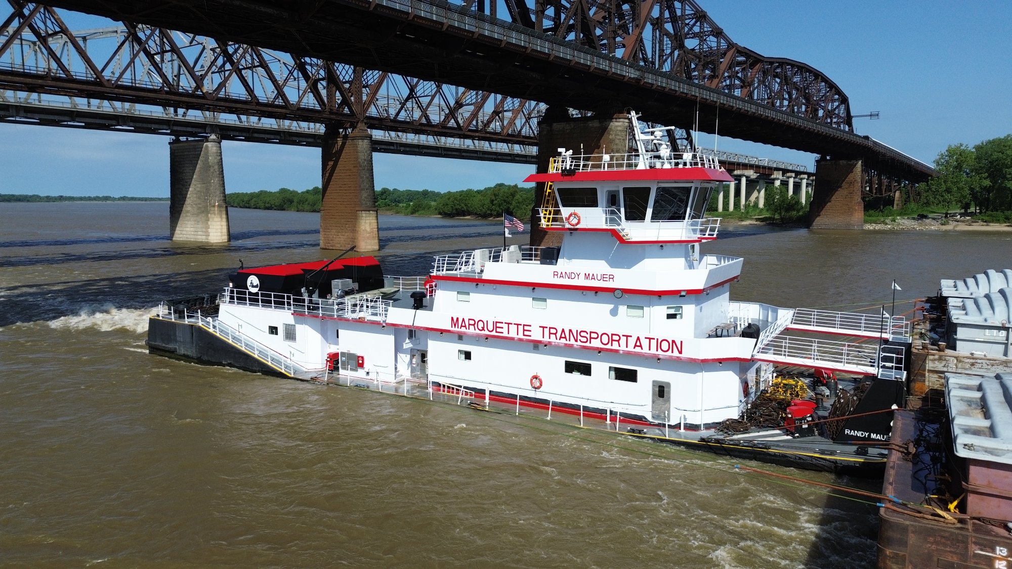 Solve Towboat Randy Mauer jigsaw puzzle online with 91 pieces