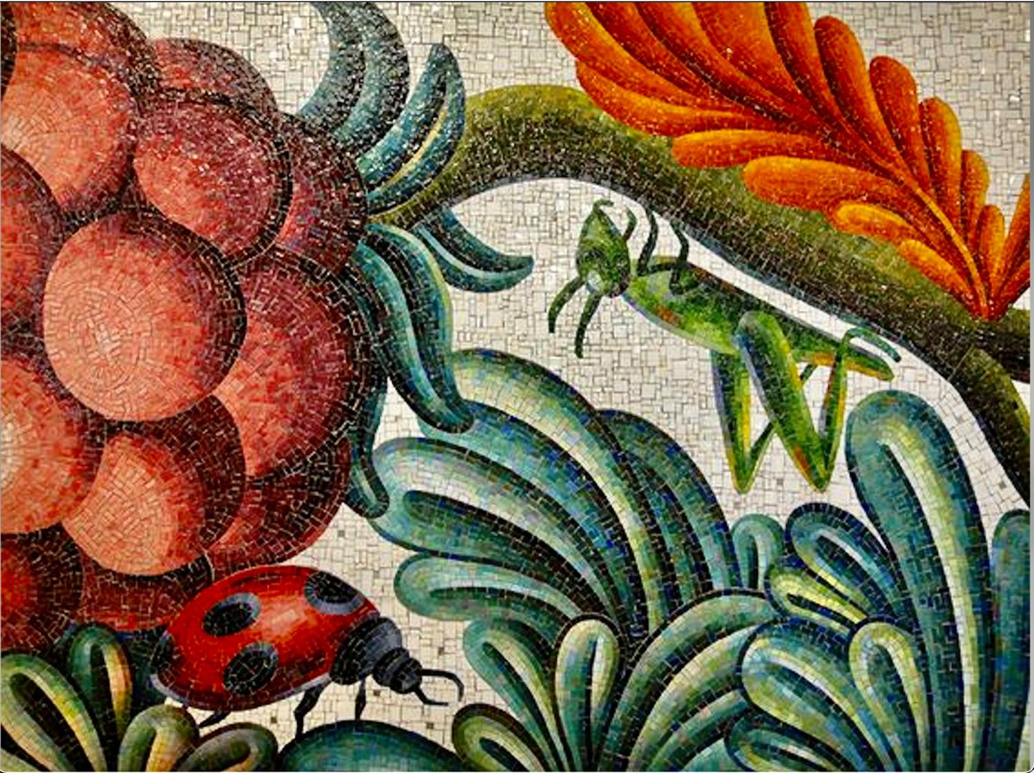 Jigsaw Puzzle | Painting of lady bug and grasshopper | 99 pieces | Jigidi