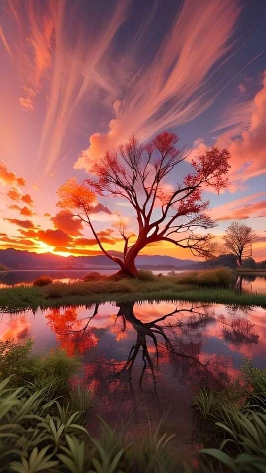 Solve Nature's beautiful reflection jigsaw puzzle online with 144 pieces