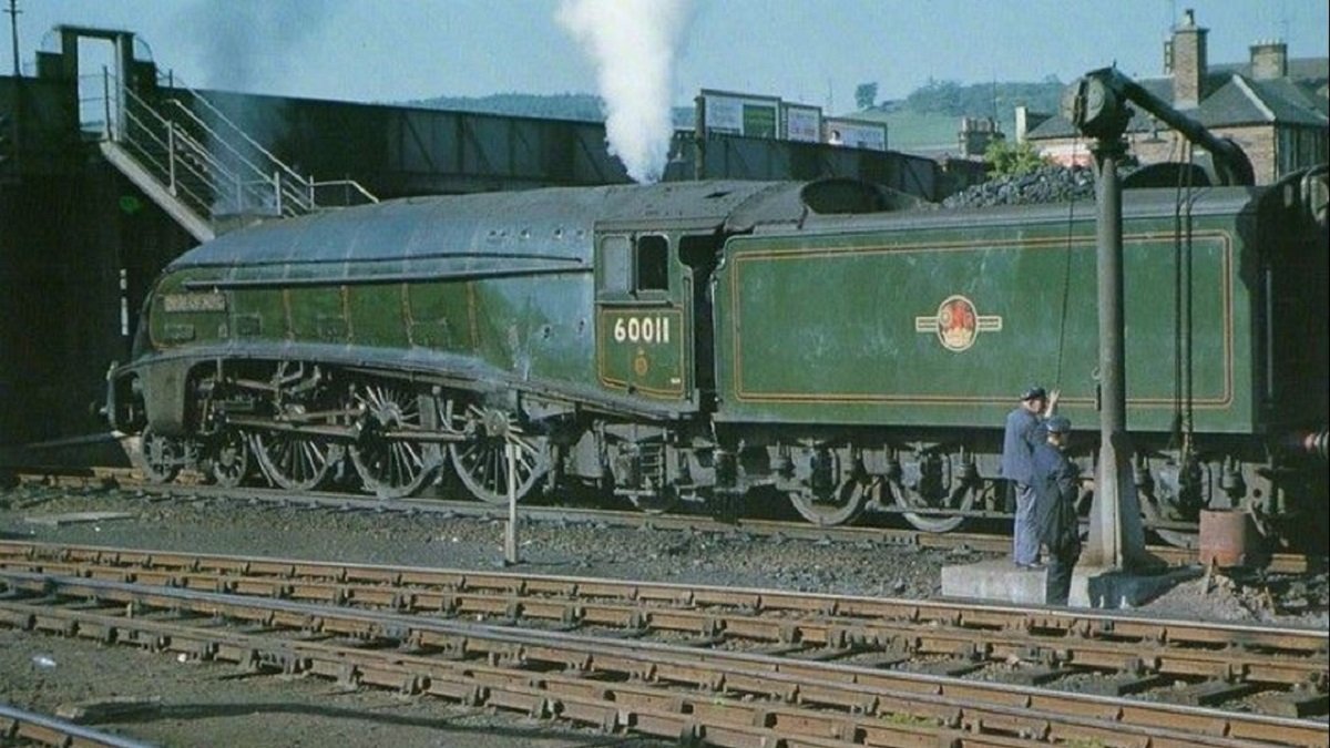 Solve LNER Class A4 4-6-2 60011 Empire of India at Perth, 1963. jigsaw ...