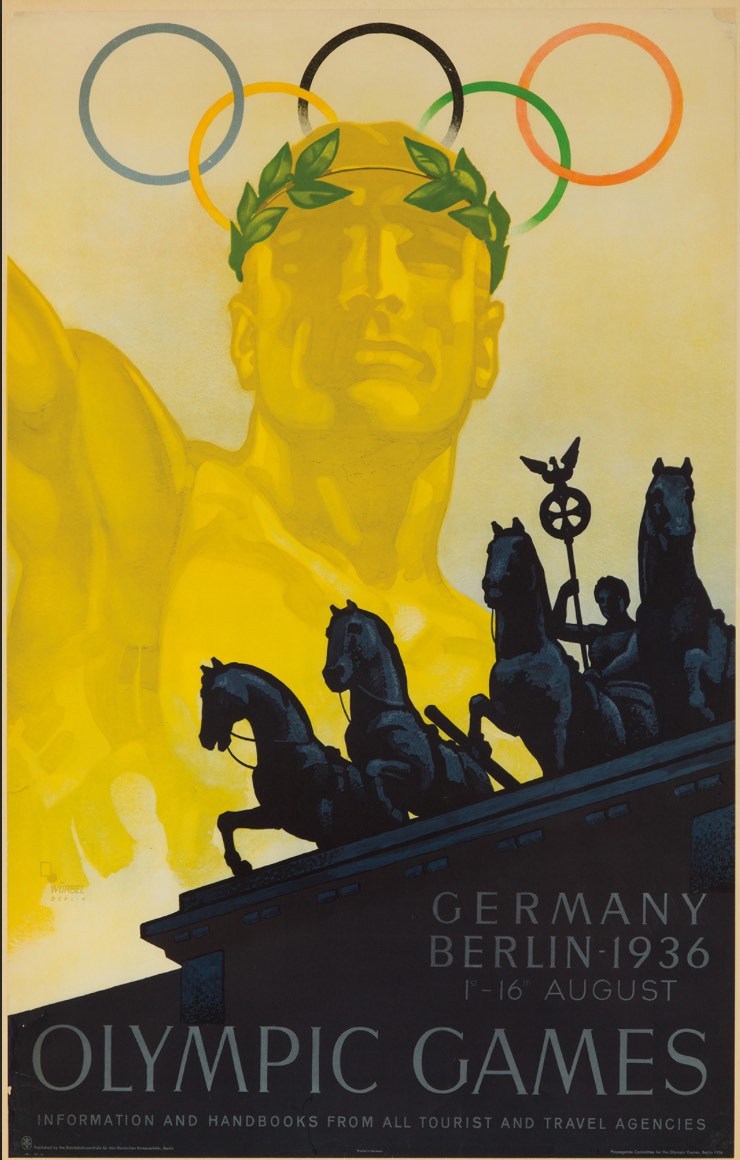 Jigsaw Puzzle | 60 pieces | Franz Wurbel, poster for 1936 Olympics ...