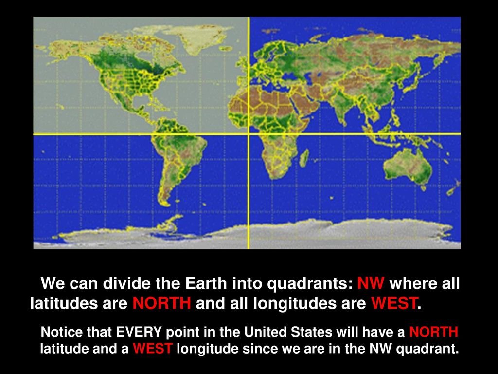 Solve We can divide the Earth into quadrants jigsaw puzzle online with ...