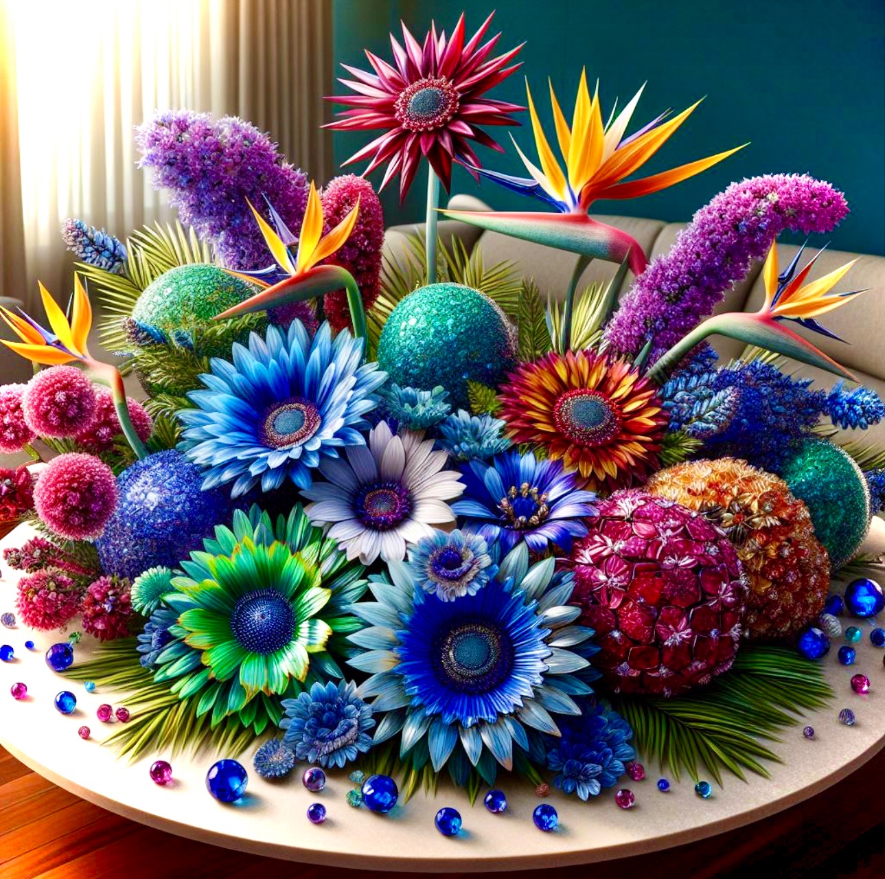 Solve Flower Blast jigsaw puzzle online with 81 pieces