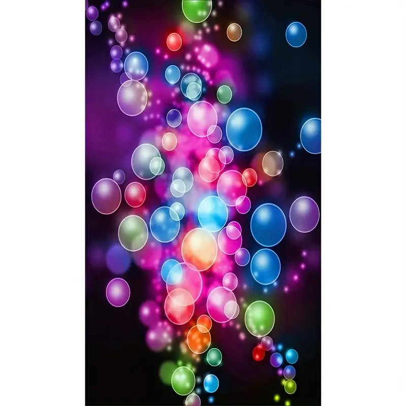 Solve Colored Bubbles jigsaw puzzle online with 16 pieces