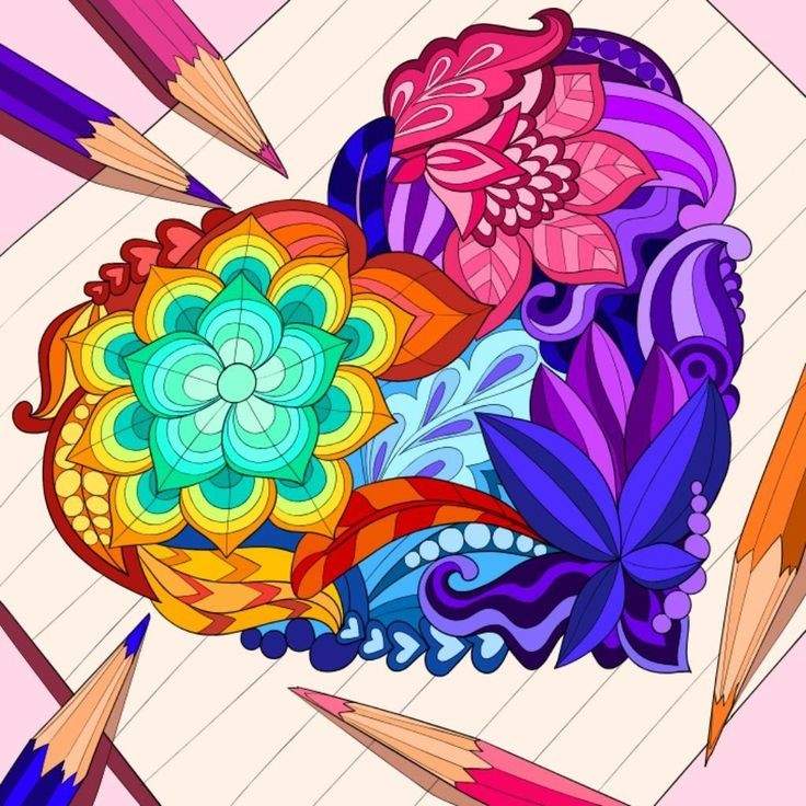 Jigsaw Puzzle | COLOUR MY HEART | 81 pieces | Jigidi