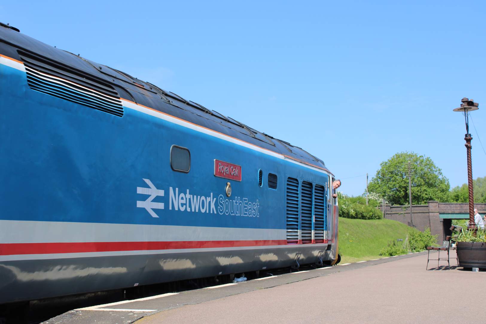 Solve BR Class 50 50 017 Royal Oak arriving at Quorn and Woodhouse ...
