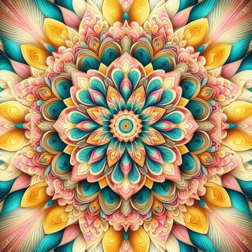 Solve Kaleidoscope jigsaw puzzle online with 225 pieces