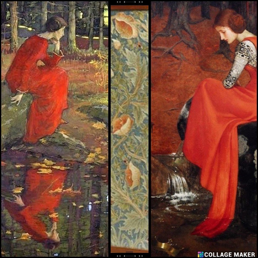Solve Melisande by Marianne Stokes (on right) & The Leaf by Elizabeth ...