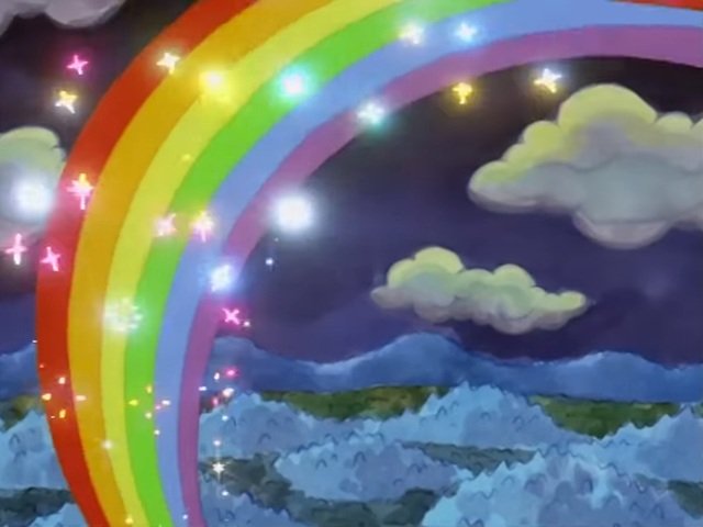 Solve rainbow jigsaw puzzle online with 12 pieces