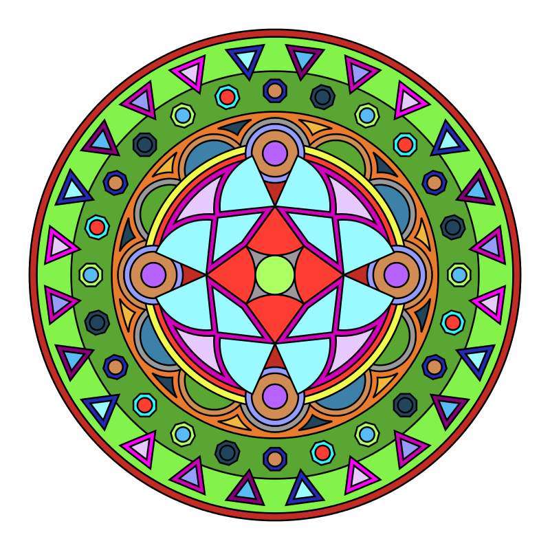 Jigsaw Puzzle | Mandala groot | 100 pieces | Jigidi