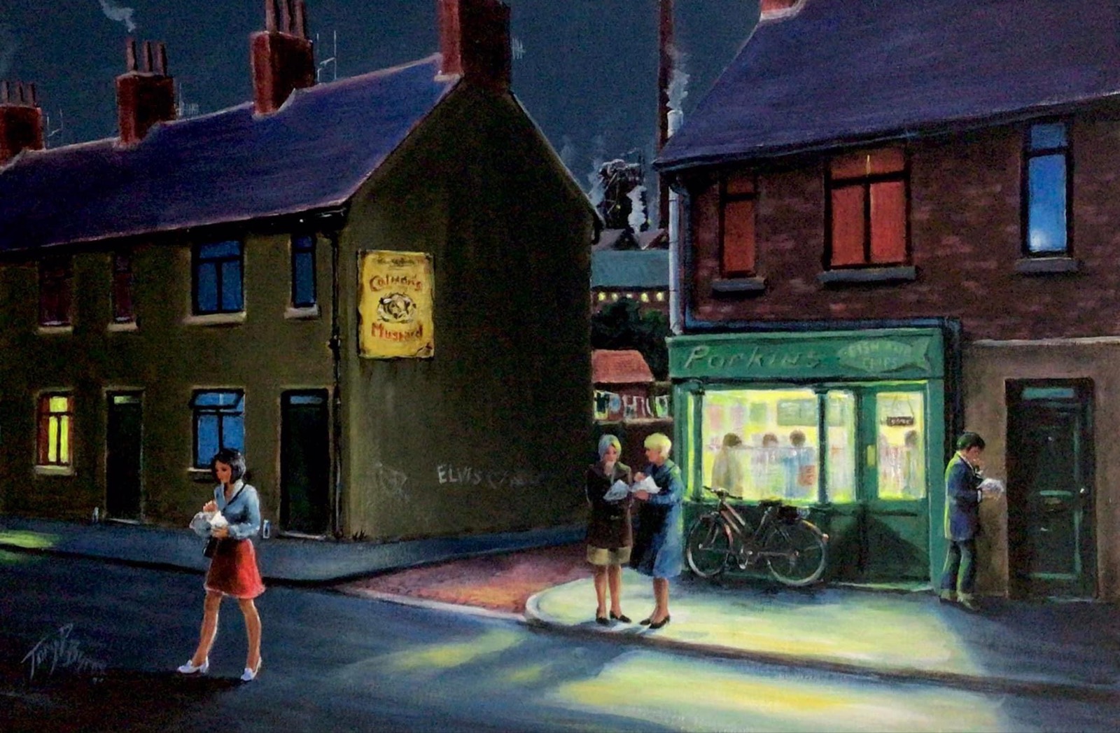 Solve Night time chippy jigsaw puzzle online with 216 pieces