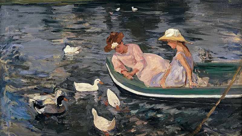 Solve Ducks - Mary Cassatt "Summertime" 1894 Women Impressionists ...