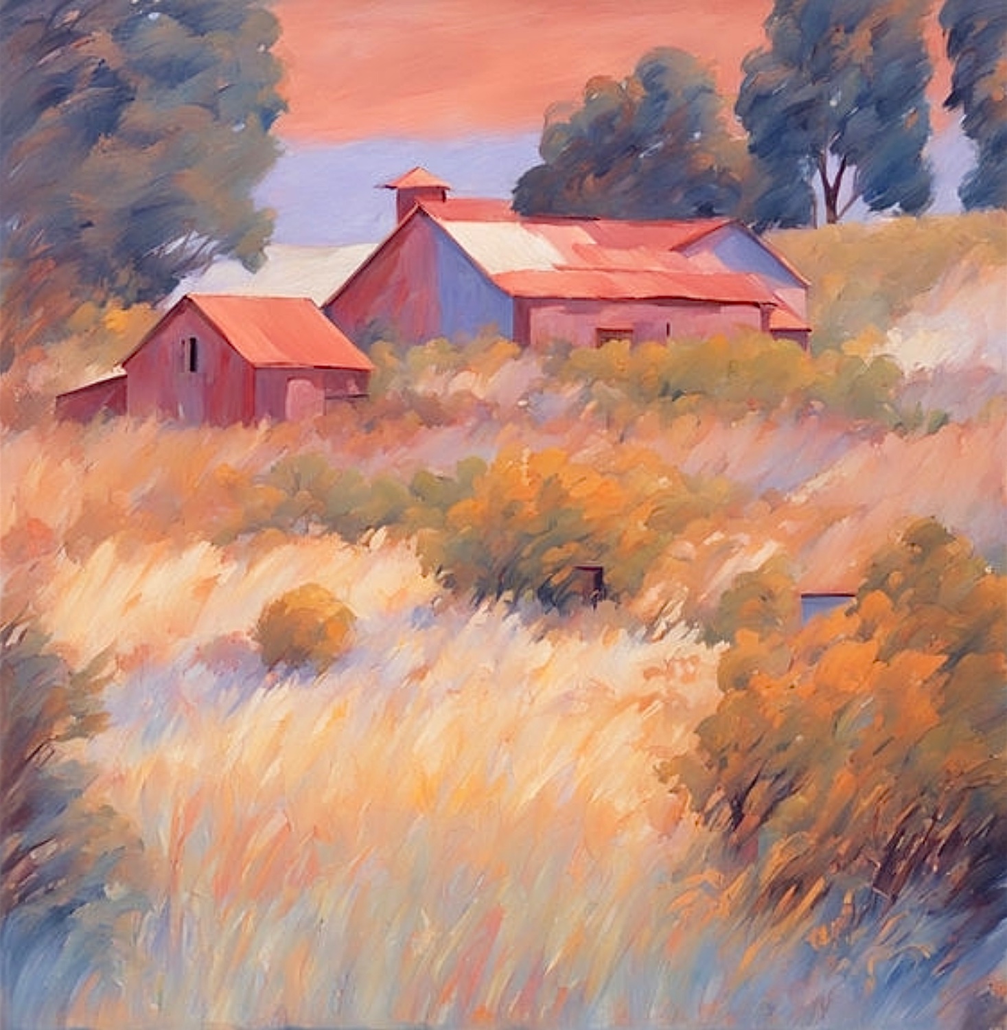 Solve Soft painterly color blends jigsaw puzzle online with 600 pieces