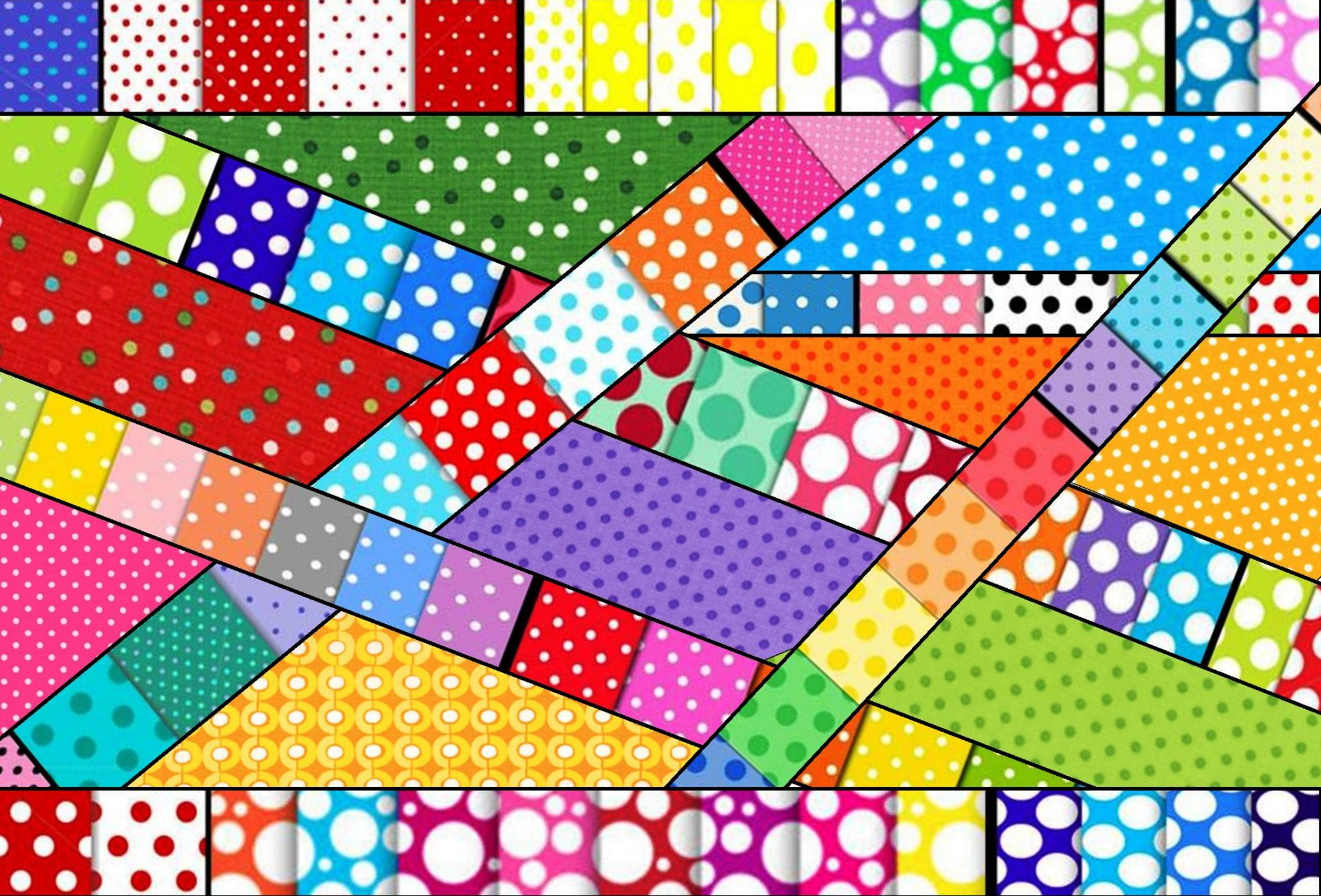Solve Sunday dots - larger jigsaw puzzle online with 504 pieces