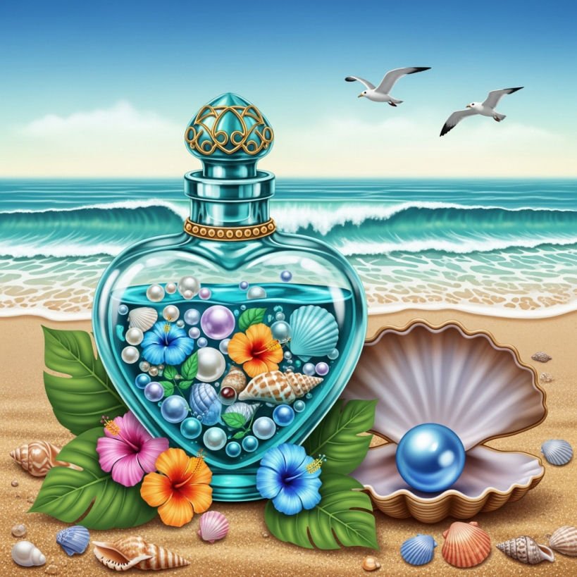 Solve parfum de la mer jigsaw puzzle online with 81 pieces