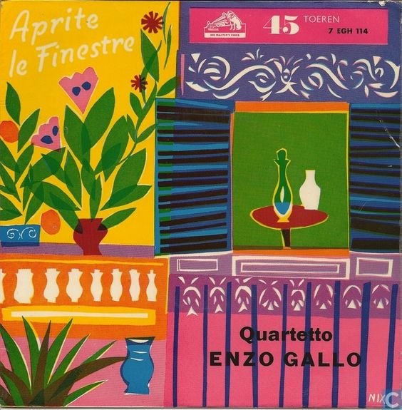 Solve Colourful Album Cover jigsaw puzzle online with 81 pieces