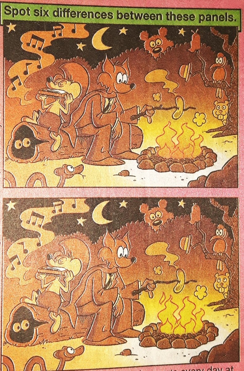 Puzzle | 24 pièces | Spot the 6 Differences | Jigidi