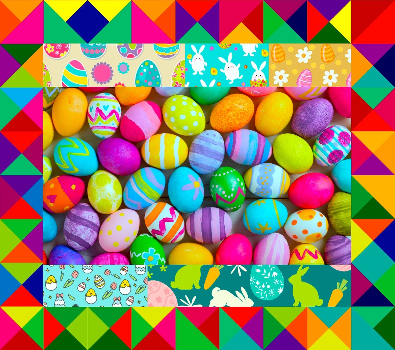 Solve Pattern mashup jigsaw puzzle online with 110 pieces