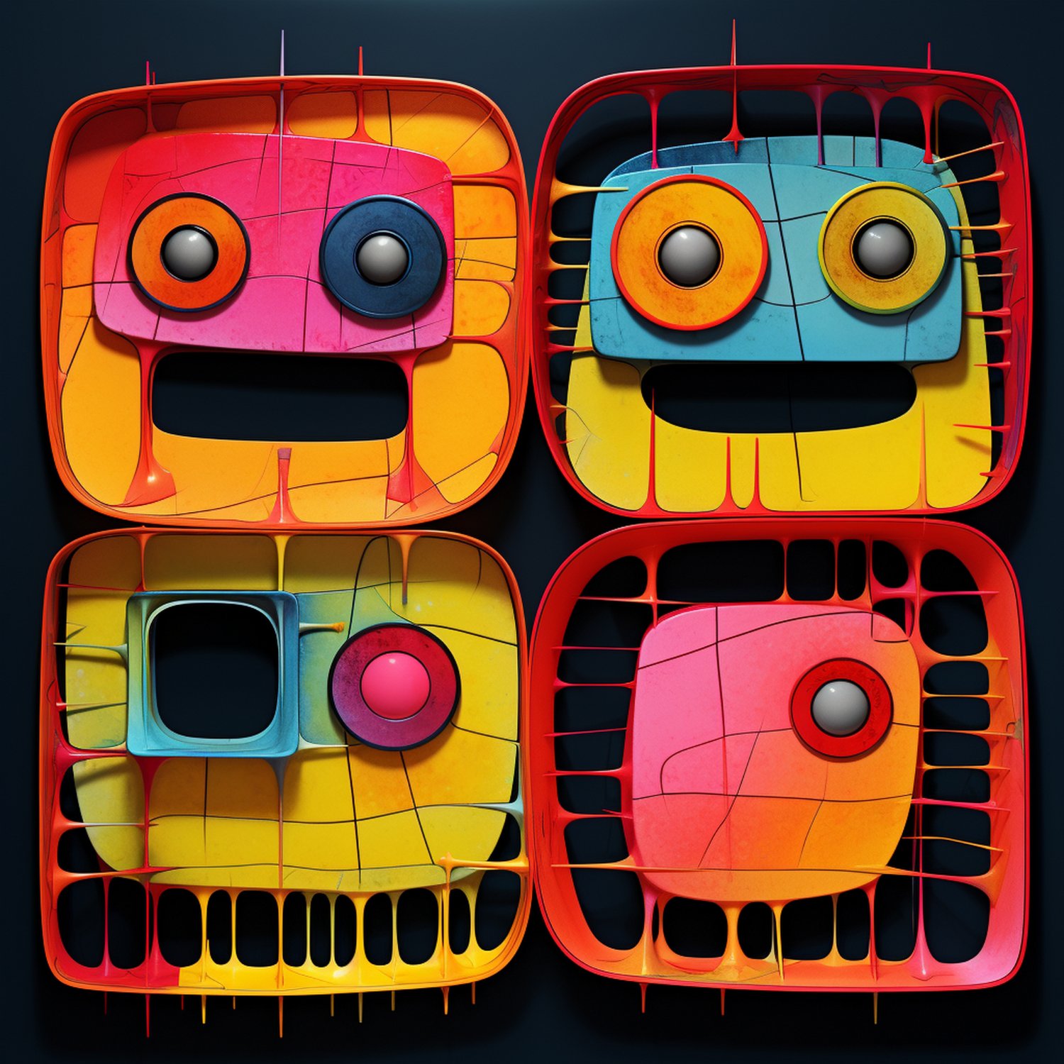 Solve The TV Alien jigsaw puzzle online with 81 pieces