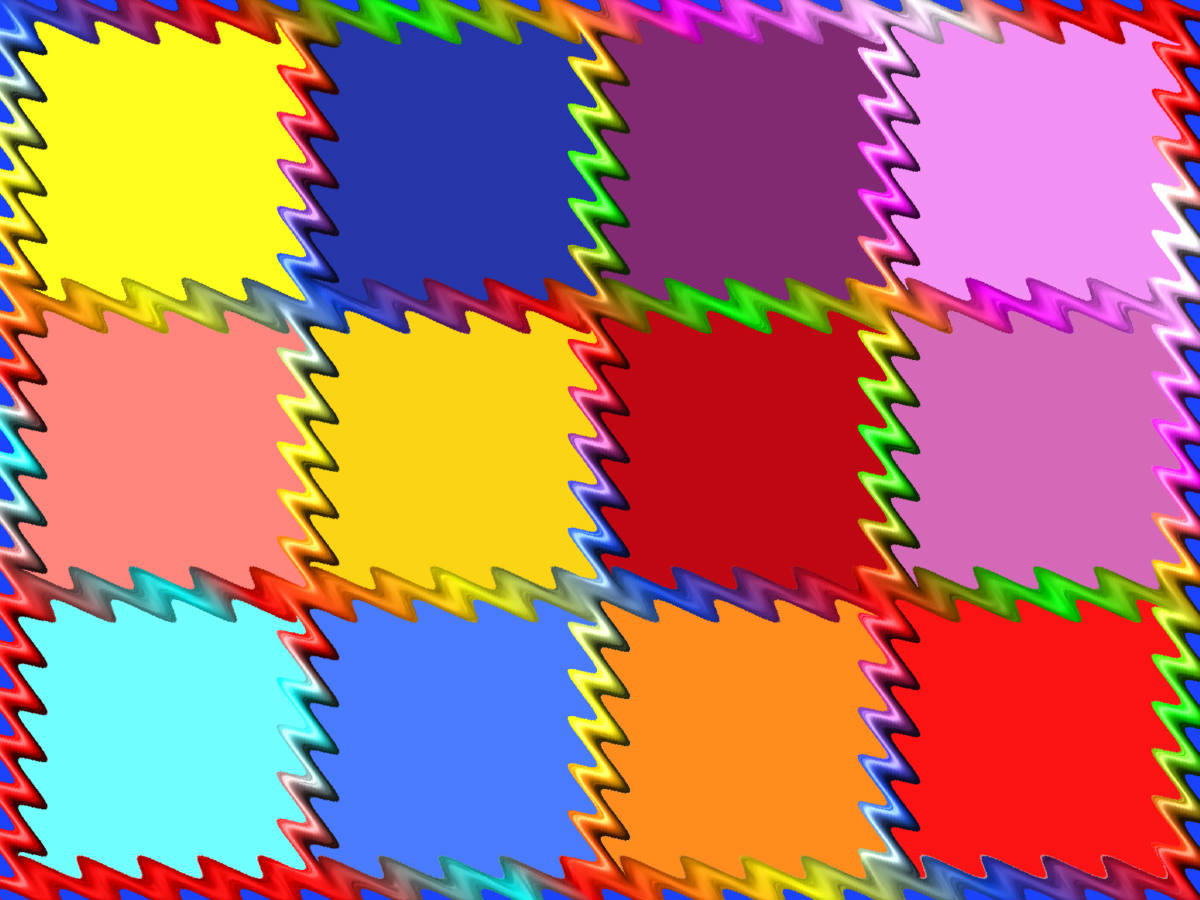 Solve Crazy Squares jigsaw puzzle online with 63 pieces