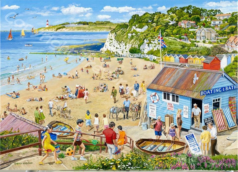 Solve Down to the Beach jigsaw puzzle online with 108 pieces