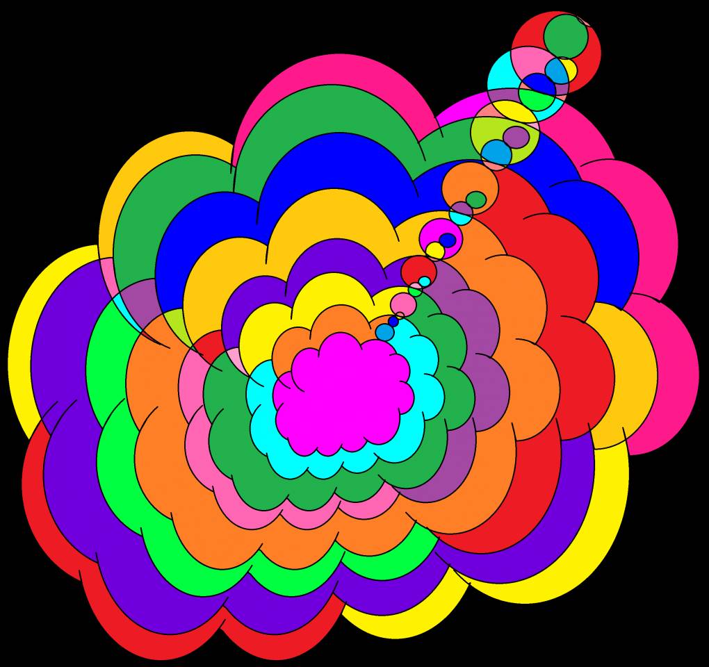 Solve Thought Bubbles Swirl (Medium) jigsaw puzzle online with 156 pieces