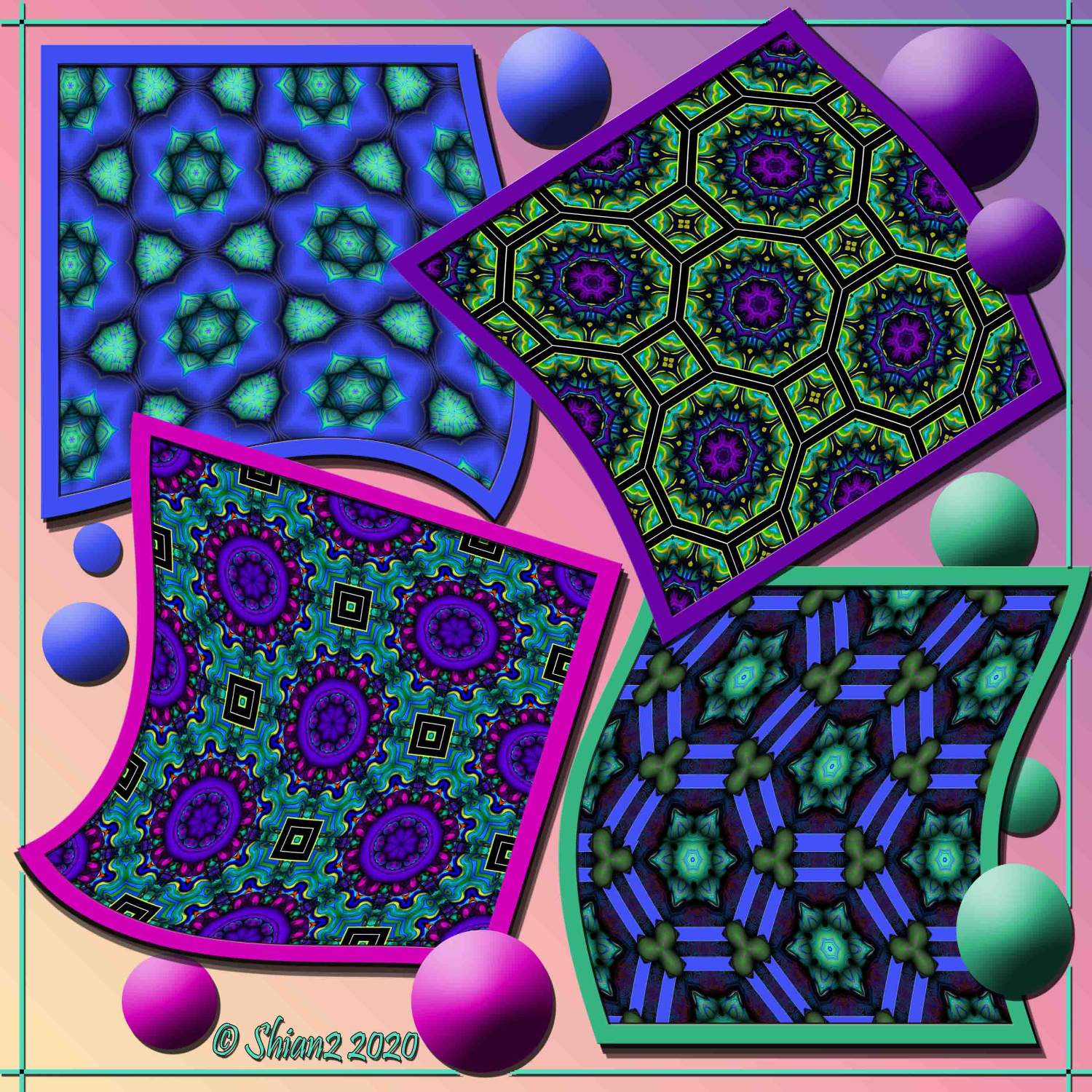 Solve Floating Panels jigsaw puzzle online with 225 pieces