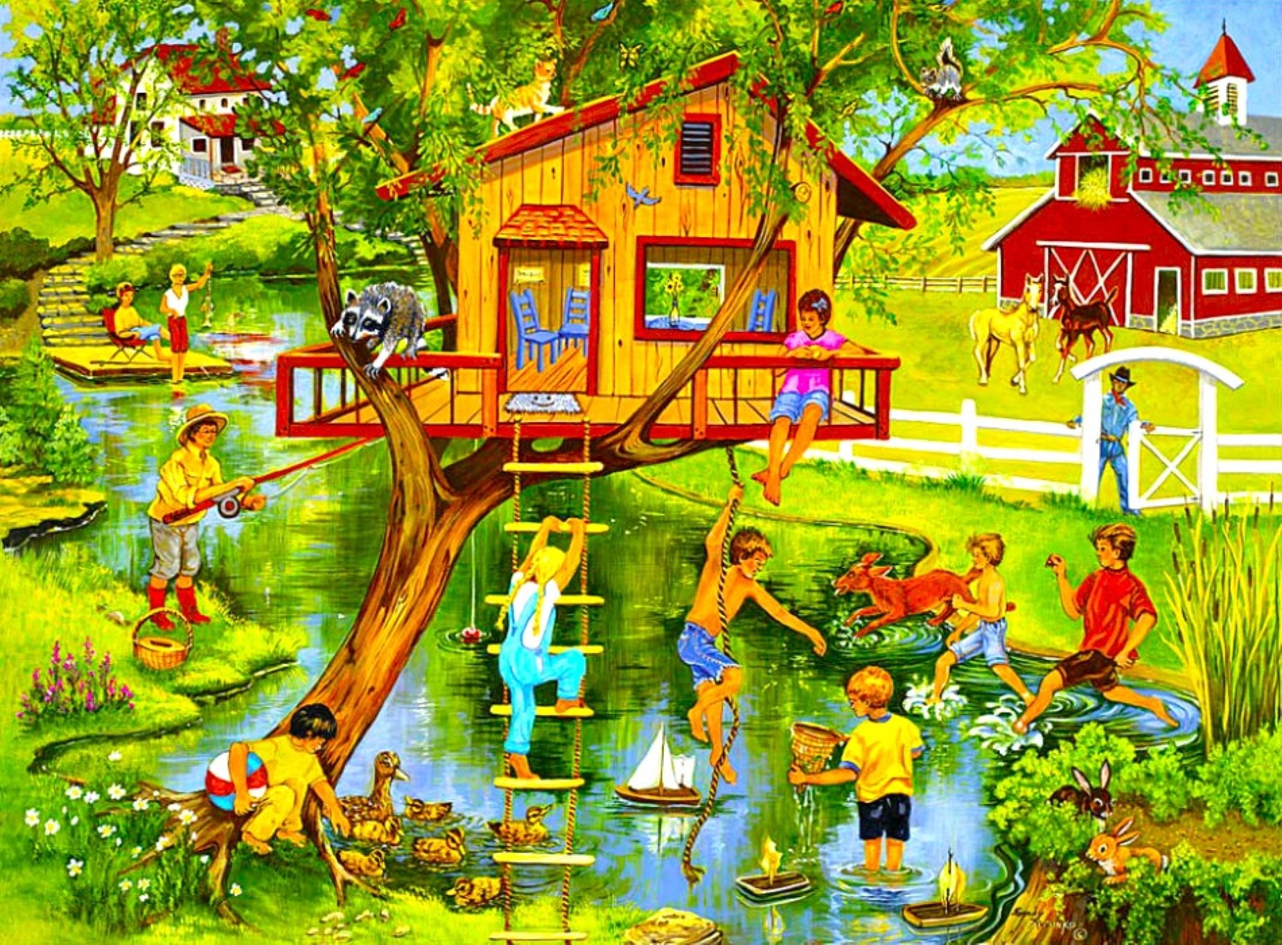 Solve Summer Fun jigsaw puzzle online with 130 pieces