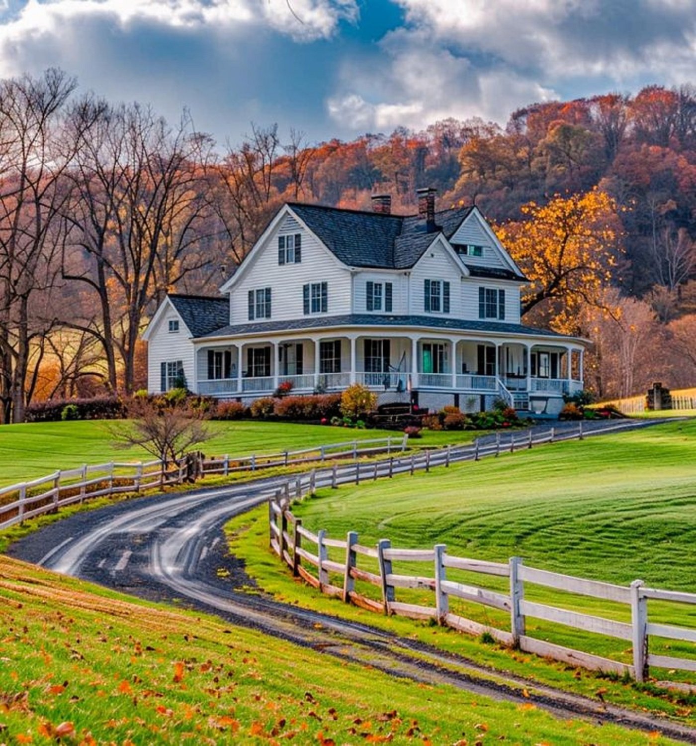 Jigsaw Puzzle | 90 pieces | Fall Home | Jigidi