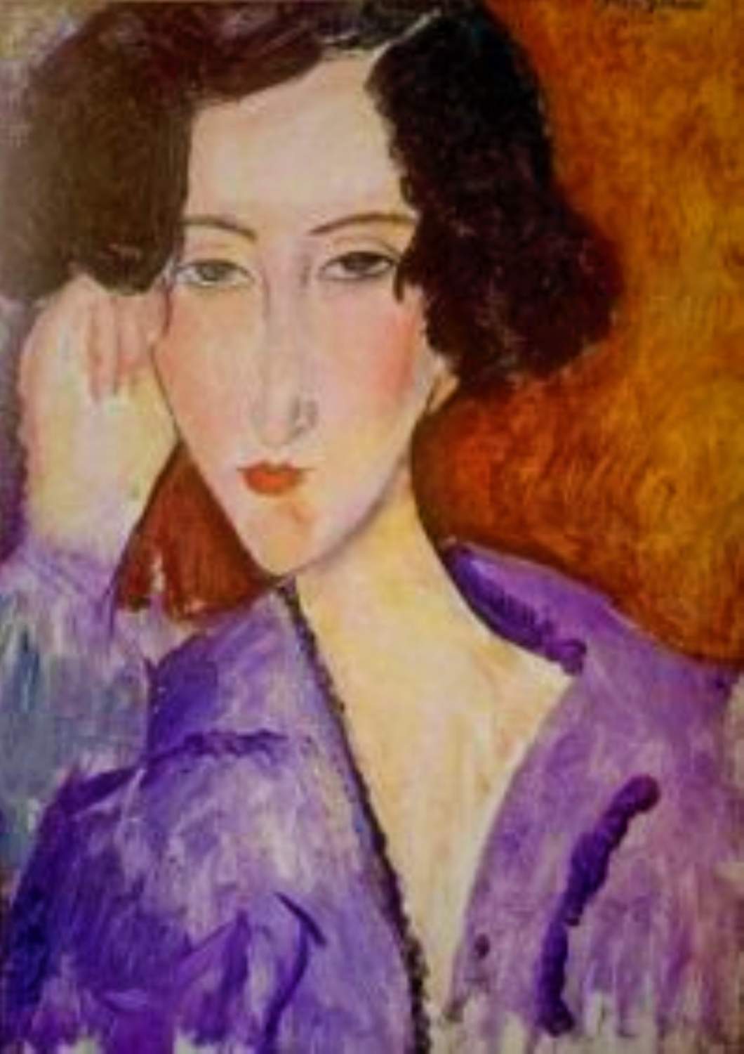 Solve Portrait of Madame Rachele Osterlind ~Amedeo Modigliani, 1884 ...