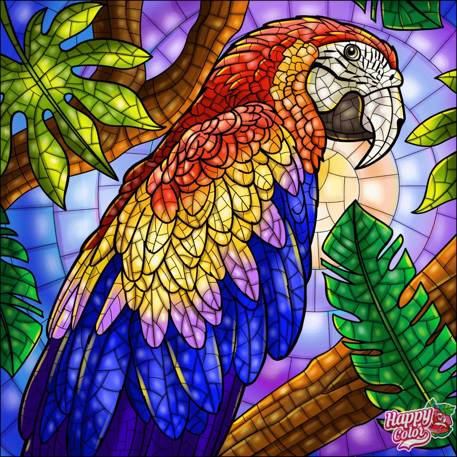 Jigsaw Puzzle | Perky Macaw | 81 pieces | Jigidi