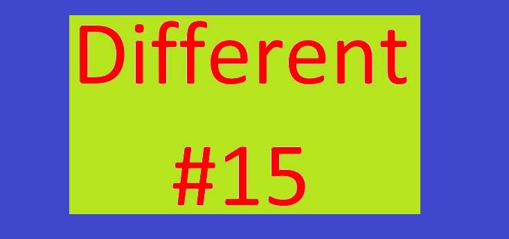 Solve Different...15 jigsaw puzzle online with 72 pieces