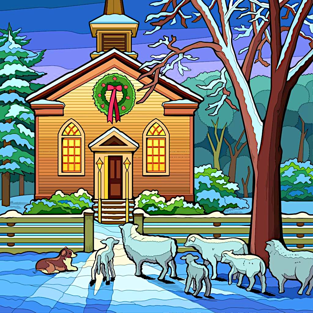 Solve 73 Farm Color jigsaw puzzle online with 64 pieces