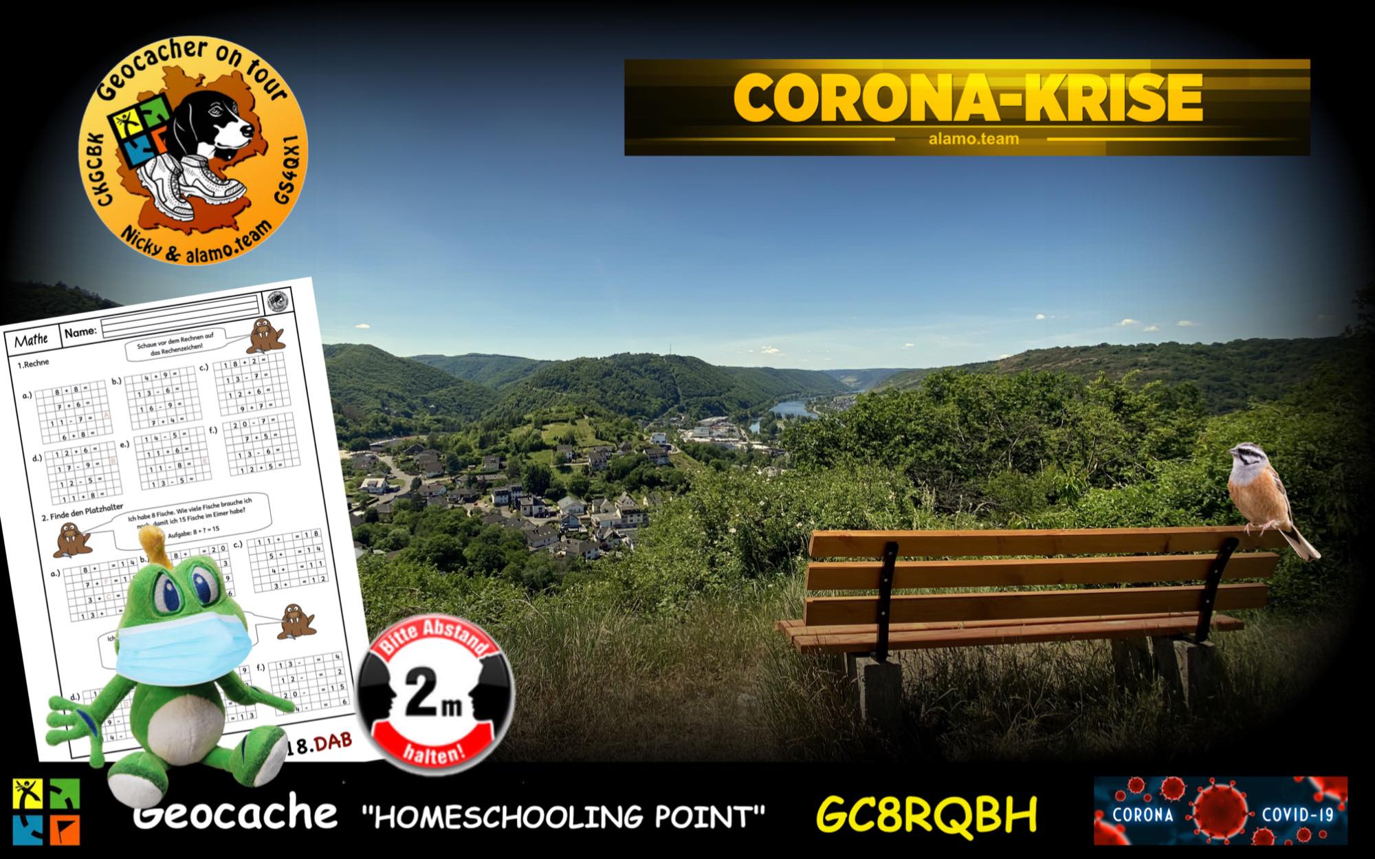 Solve HOMESCHOOLING POINT (Geocaching, get the TB-Code) jigsaw puzzle ...