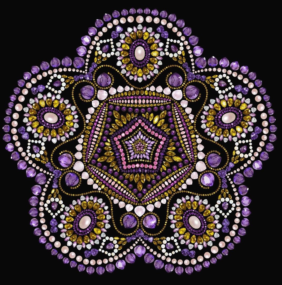 Solve My Dazzly art... jigsaw puzzle online with 81 pieces