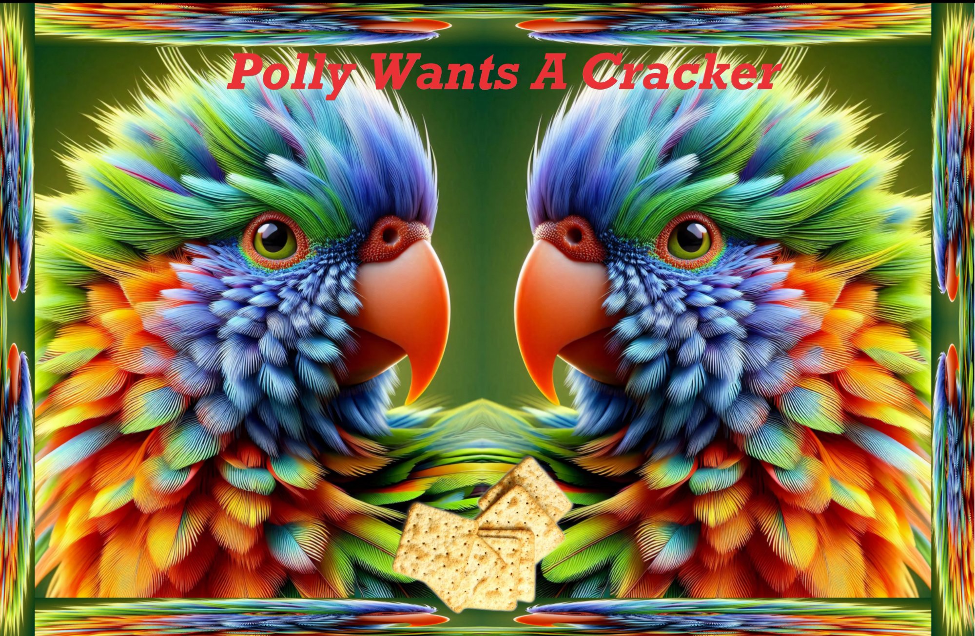 Solve Polly Wants A Cracker - resize to 425 jigsaw puzzle online with ...