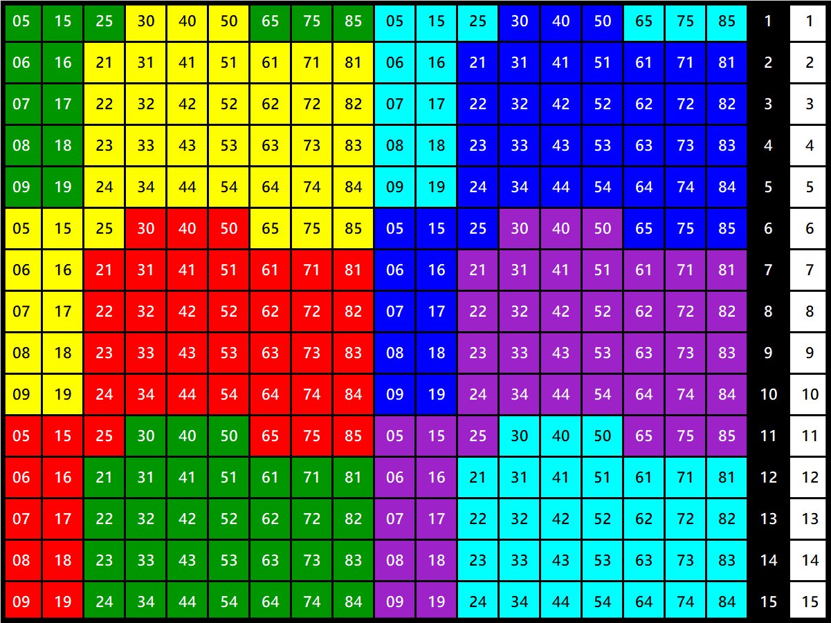 Solve Number 1342 tessellation 300 jigsaw puzzle online with 300 pieces
