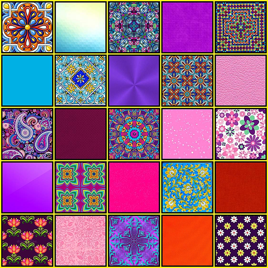 Solve Mosaic Tile Challenge jigsaw puzzle online with 81 pieces