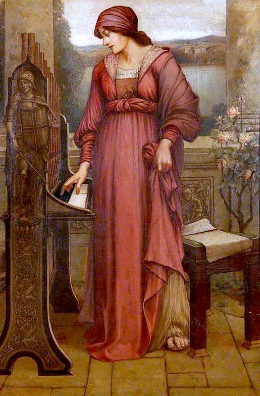 Solve Evelyn de Morgan - 'Music Sweet Music' (Saint Cecilia) jigsaw ...