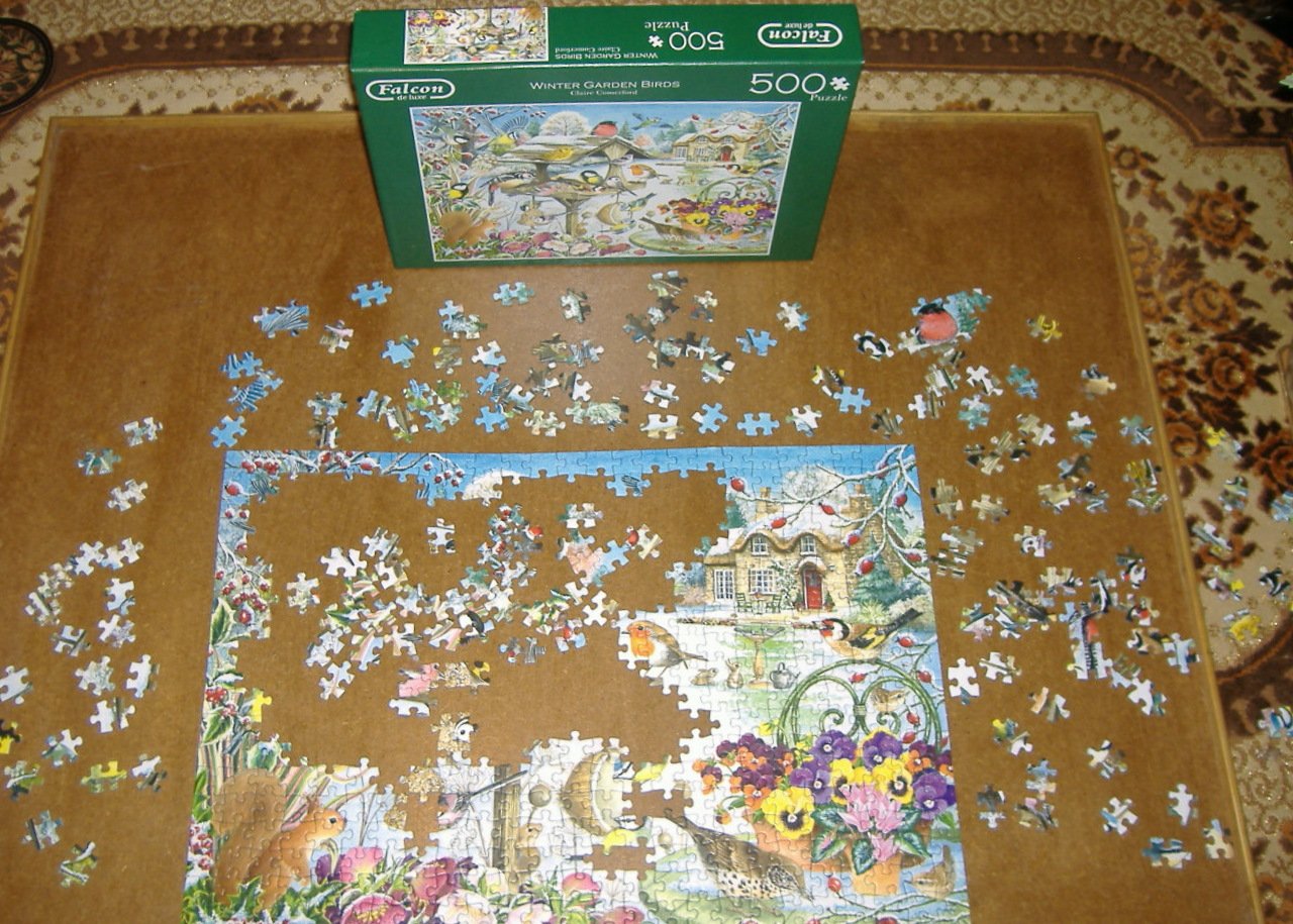 Solve 2024 January - Our 500 Piece Puzzle Partially Finished (Choose ...
