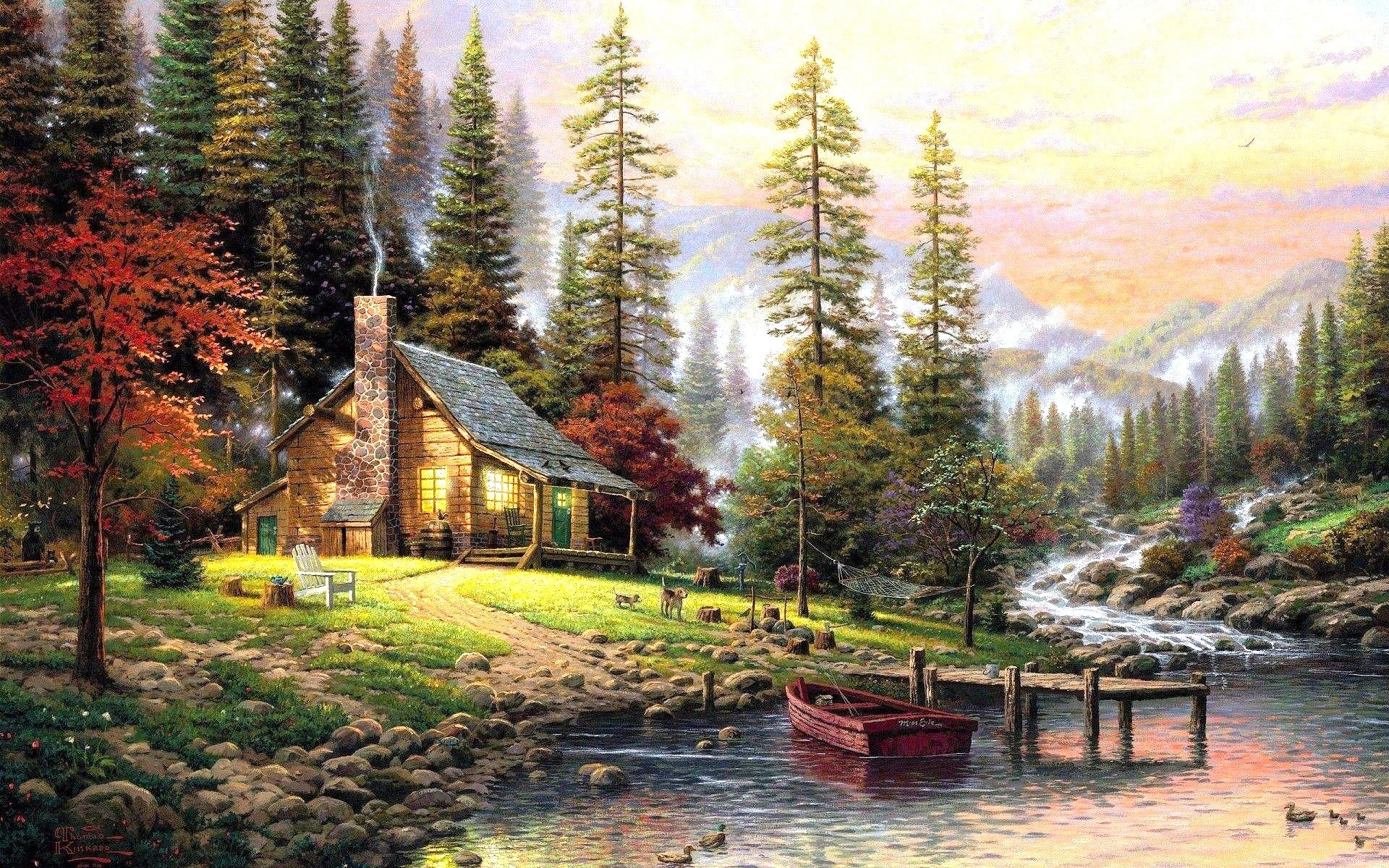 Solve Log Cabin jigsaw puzzle online with 96 pieces