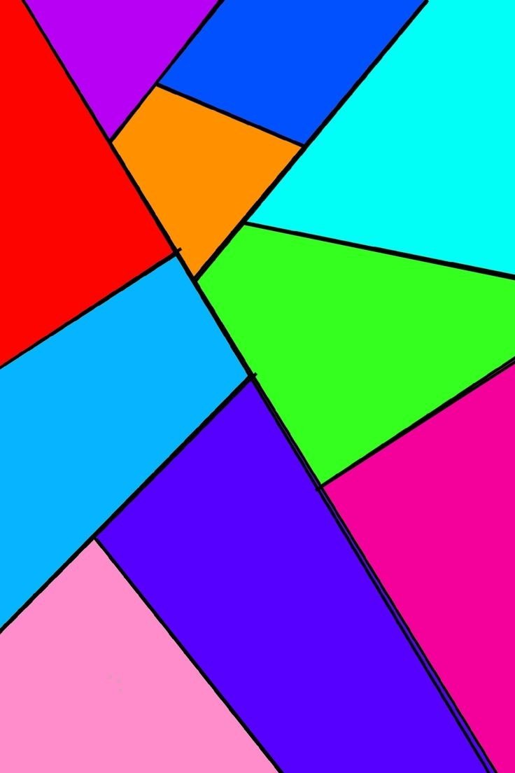 Solve Geometry coloring jigsaw puzzle online with 126 pieces
