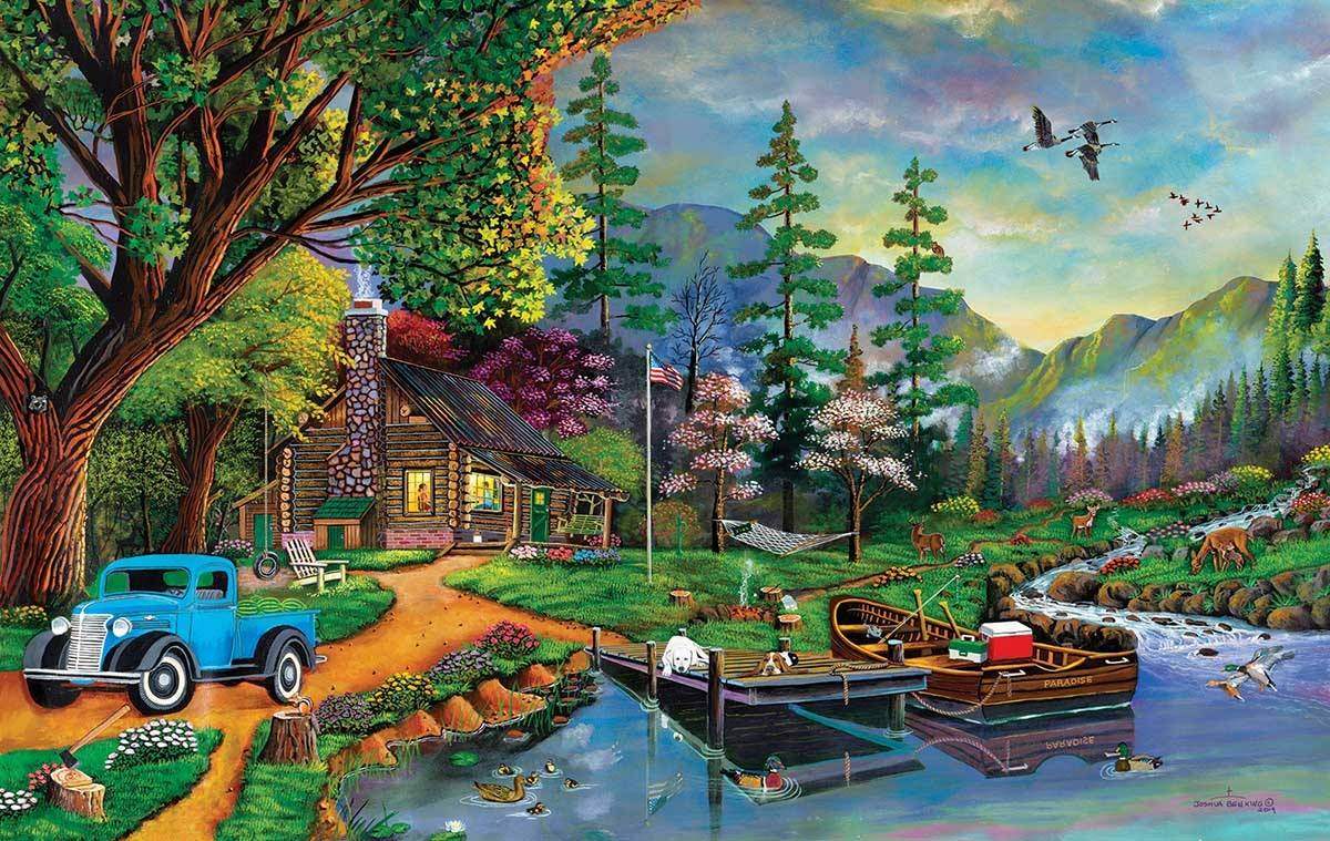 Solve Beautiful scenery jigsaw puzzle online with 96 pieces